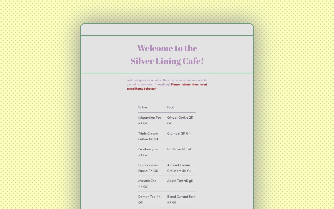 The Silver Lining Cafe